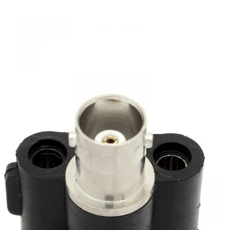 BNC female to Double Binding Post Plug Adapter - Max-Gain Systems, Inc.