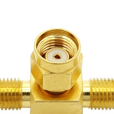 SMA female to male to female Tee Adapter - Max-Gain Systems