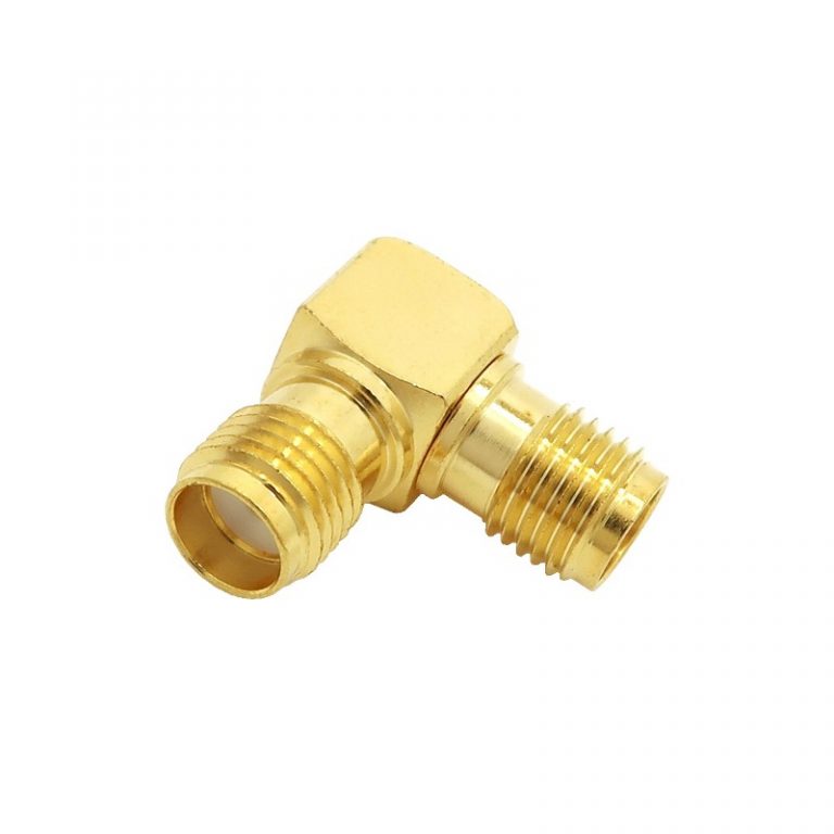 SMA female to female Right Angle Adapter - Max-Gain Systems