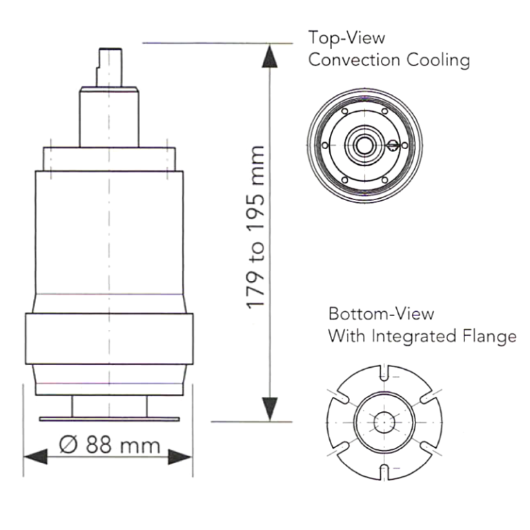 Comet CVMI-500BC/15-BAC-L Variable Vacuum Capacitor - Max-Gain Systems