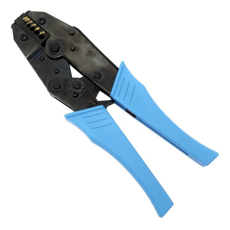 Ratcheting Crimper Tool for RG-174, RG-316, and LMR-100A Coax