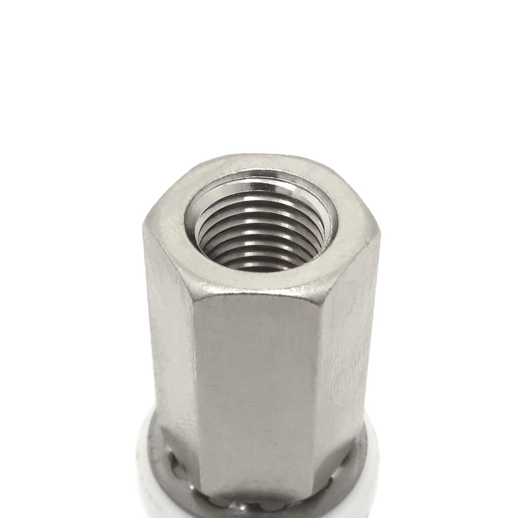 UHF female with 3/8" x 24 Thread Stud for J-Pole Antennas