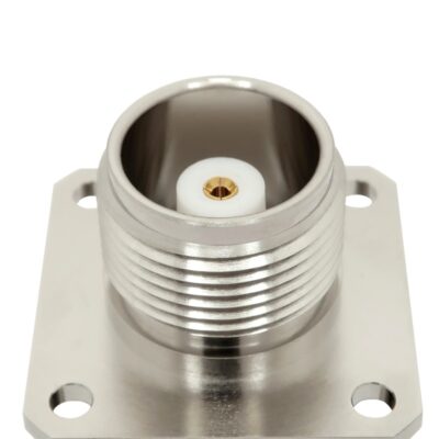 HN female 4-Hole Panel Mount Solder Connector