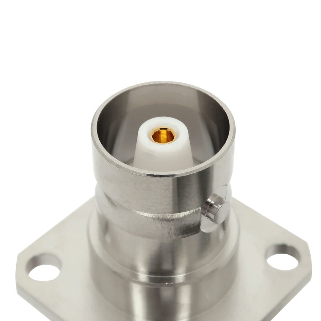 Type C female 4-Hole Panel Mount Solder Connector