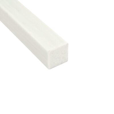 1/2" On-Side Fiberglass Square Solid Bar - Made in USA