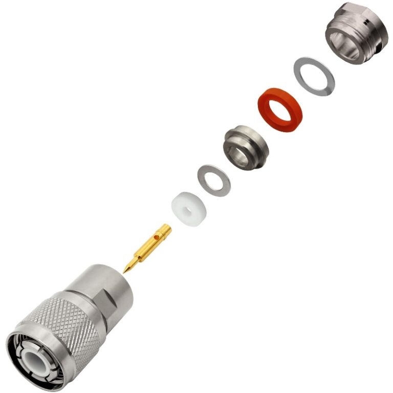 HN male Clamp Connector for RG-8, RG-213, LMR-400 Coax